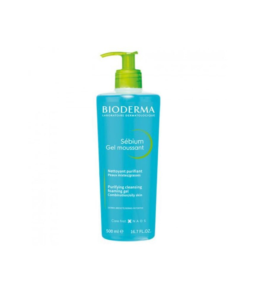 Bioderma sebium foaming gel oil 500 ml - Dr Brands
