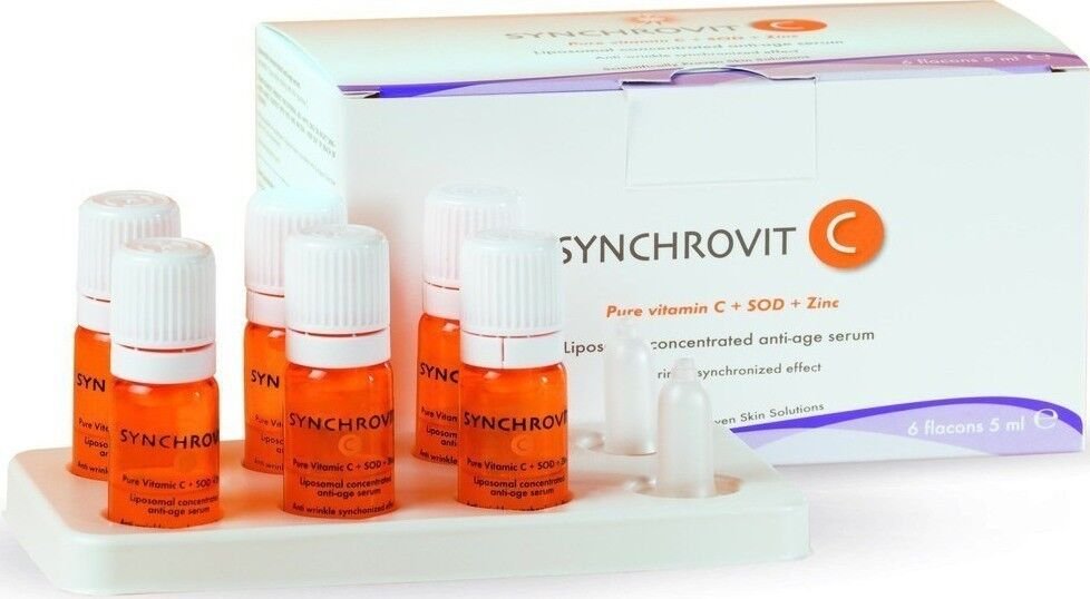 Synchroline Synchrovit C Anti Wrinkles Ageing Serum 6 Flacons X 5ml – Dr Brands